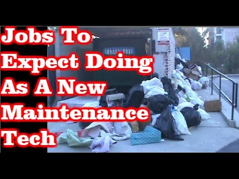Jobs To Expect Doing As A New Maintenance Technician