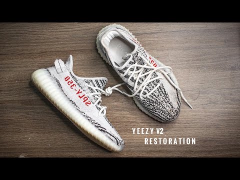 HOW TO CLEAN YOUR YEEZY 350 V2 ZEBRA