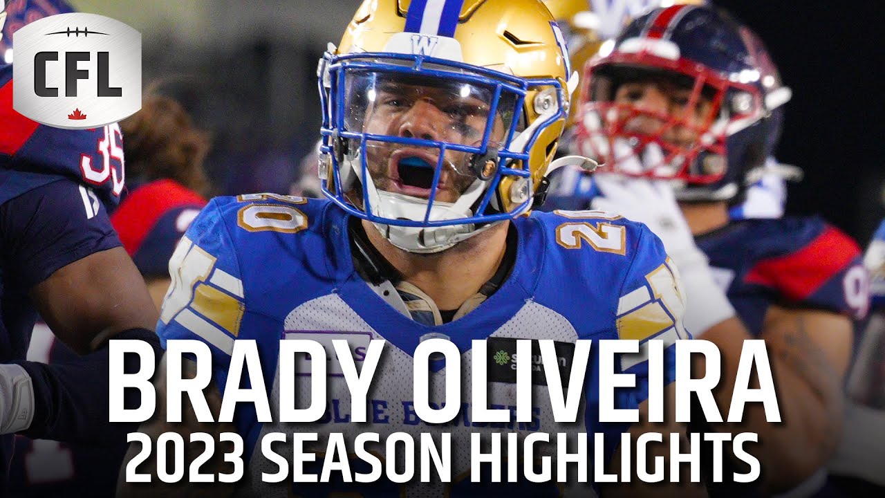 Brady Oliveira 2023 CFL Highlights - Toronto Streets Magazine