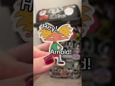 Transforming Trash with Stickers and 90s Nostalgia #fok #stickers #heyarnold