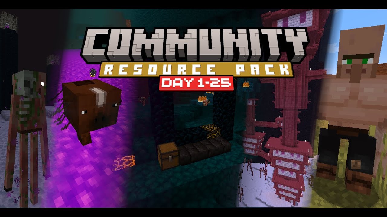 Making a Community-Driven Resource Pack Day 1-25 Compilation! #shorts #minecraft #texture #community