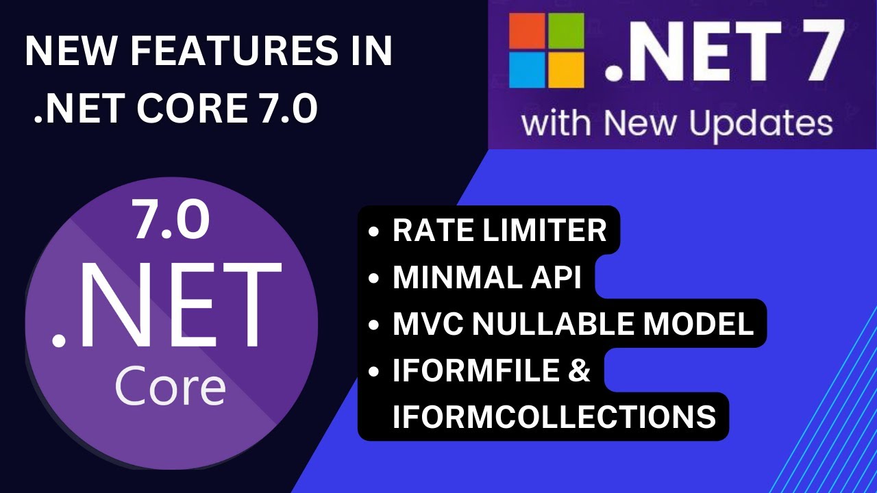 New features in .NET Core 7.0 | What is new in .NET 7.0