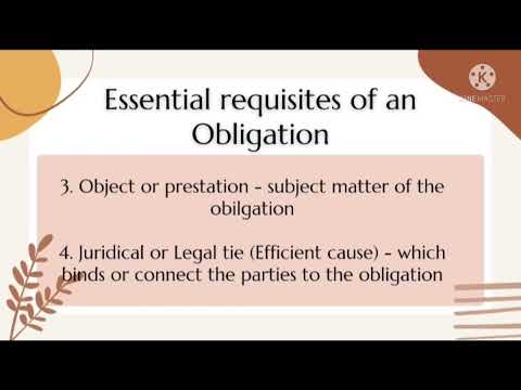 Article 1156 - 1158 Obligation and Contracts