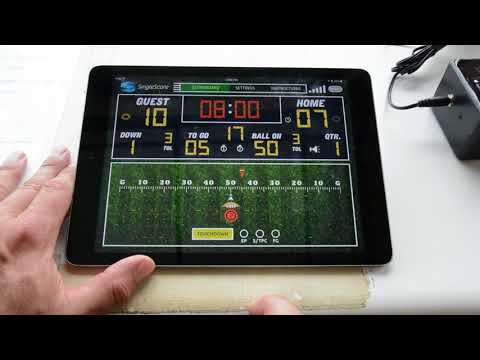 App Based Scoreboard Control - Football Scoring