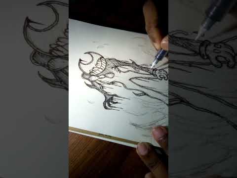 Drawing the Ink demon #drawing #art #bendyandtheinkmachine #bendy #bendyandthedarkrevival #shorts