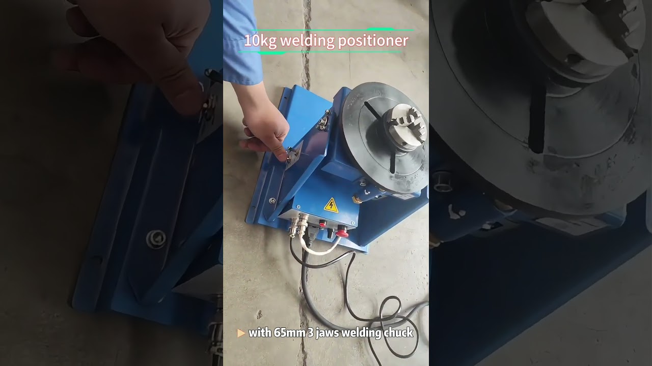 10kg welding positioner with 65mm welding chuck product display #weldingpositioner #welding