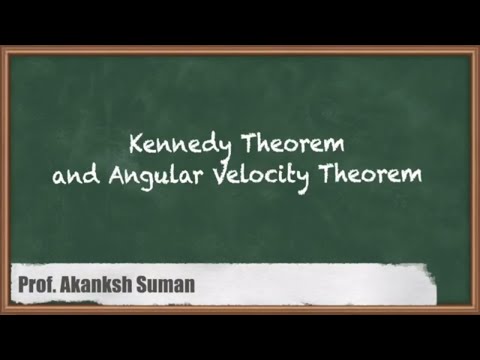 Kennedy Theorem and Angular Velocity Theorem - Velocity and ...
