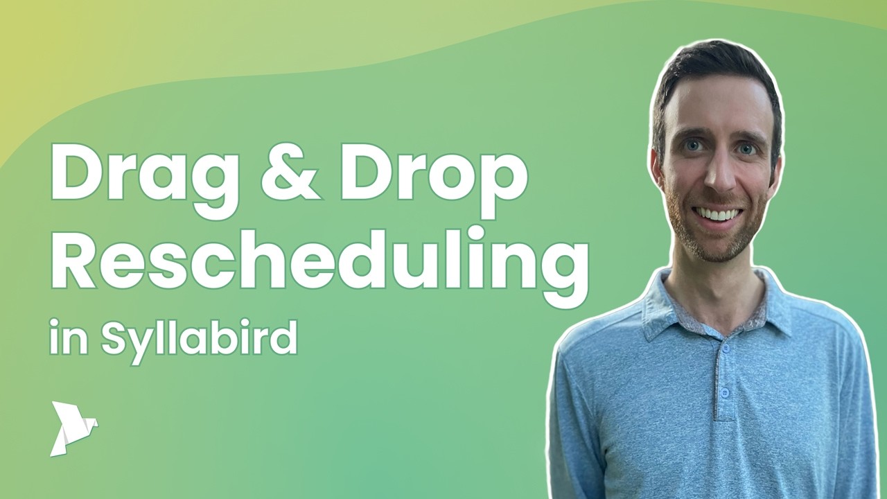Drag & Drop Rescheduling
