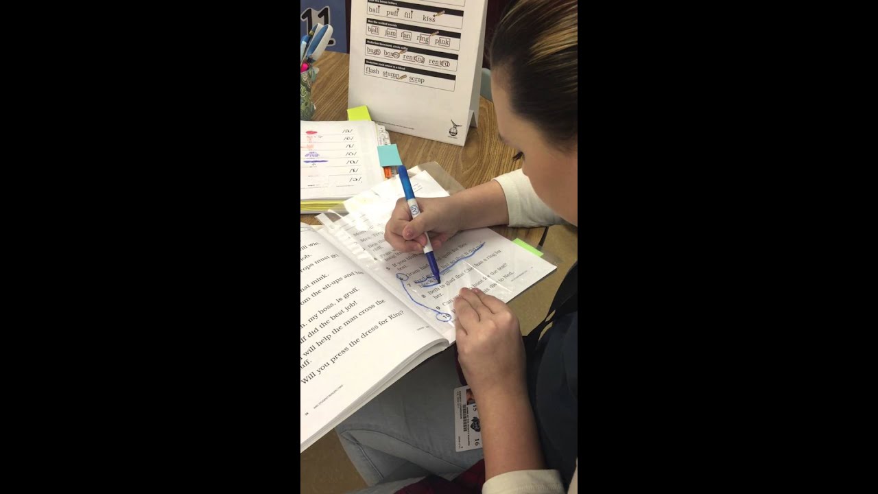 Wilson Reading Program Fluency practice