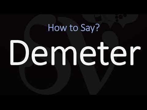 How to Pronounce Demeter? (CORRECTLY)