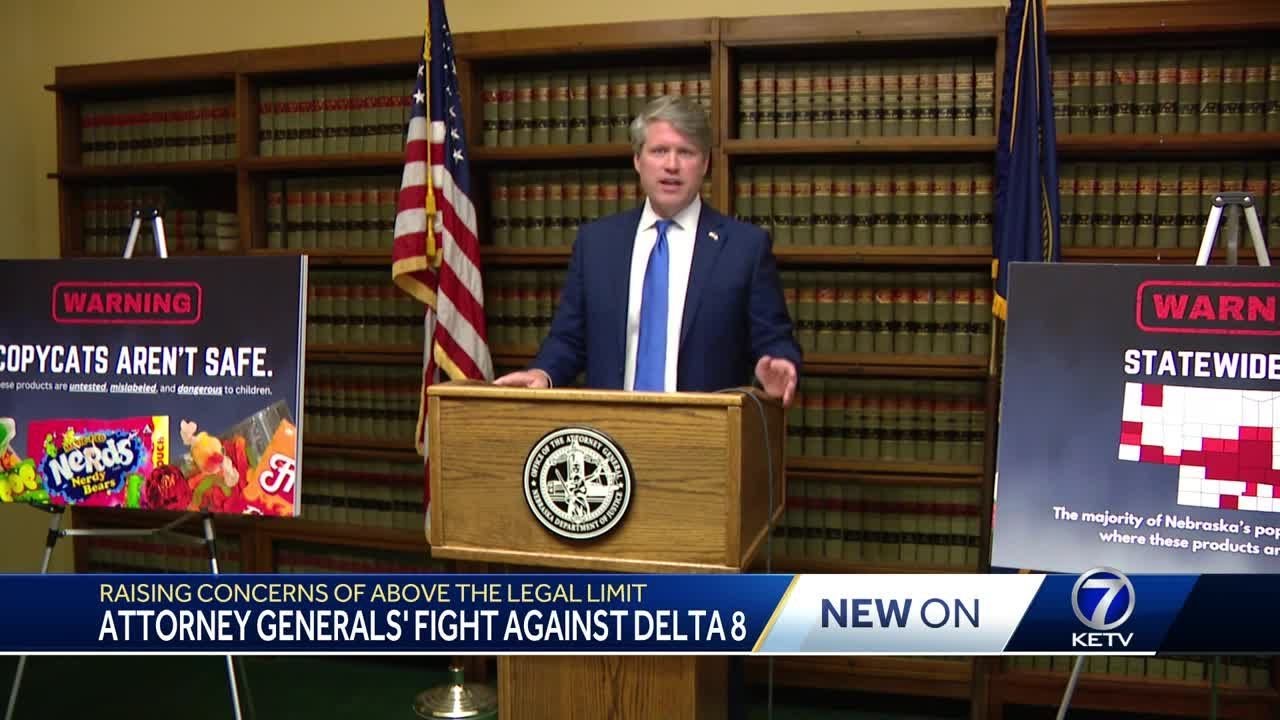 Nebraska Attorney General Mike Hilgers cracking down on 'deceptive' Delta 8 use in the state