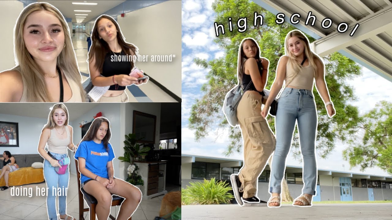 going to high school ORIENTATION with my sister 2022