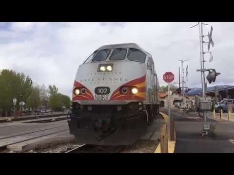 New Mexico Rail Runner Express (NMRX) | Departing from Santa Fe Depot.