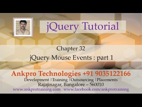 Learn jQuery 32 Events 3 Mouse Events part 1 - Mind Luster