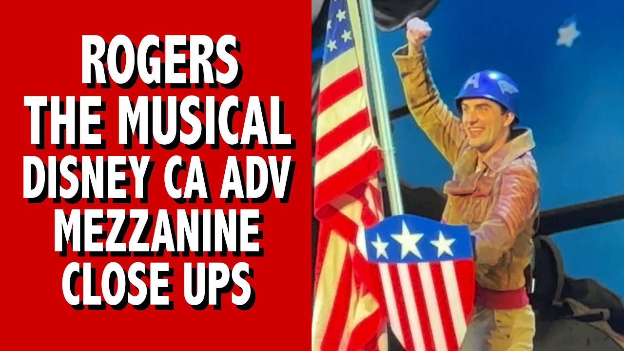 Rogers the Musical Show Mezzanine Section Close Ups Disney California Adventure