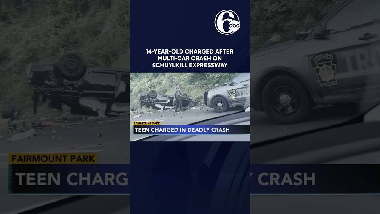 14-year-old driver charged after crash on Schuylkill Expressway leaves 15-year-old dead