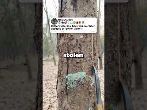 Military veterans, have you ever been accused of “stolen valor”? 🎖️😤