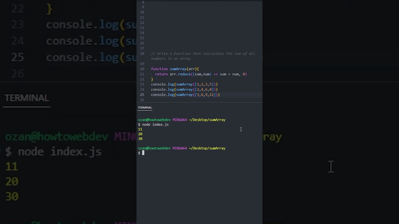 Lets solve this javascript interview question in 2 different ways 🖥️ #code #programming #web #coding