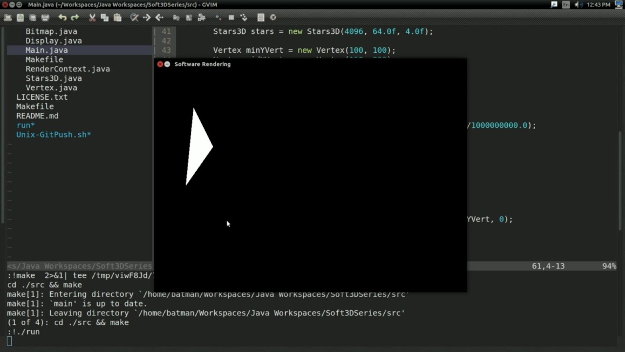 #7 3D Software Rendering Tutorial: Triangles