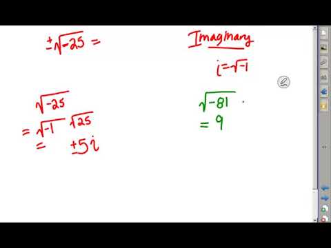 What are imaginary numbers