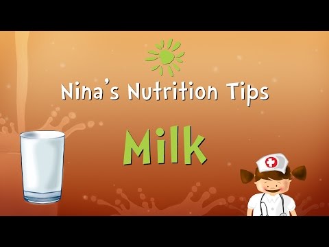 Nina's Nutrition Tips: Benefits Of Milk | Preschool Learning For Kids