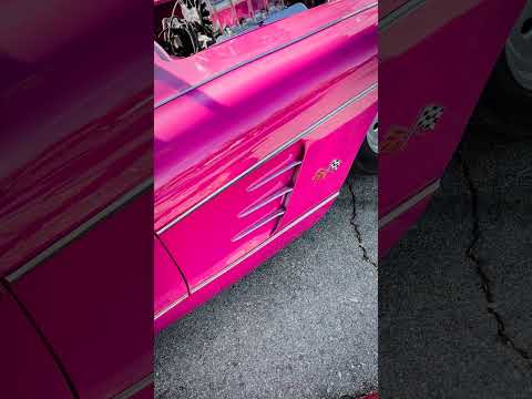 💕 Pink Corvette- 1958 💕 Local Car Scene Temecula Valley Cars & Coffee