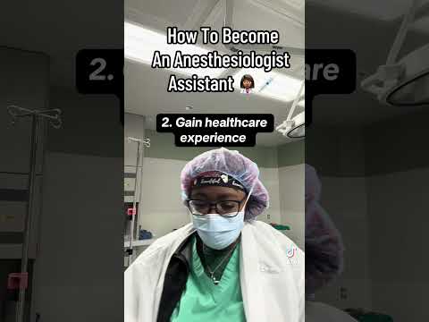 Applying for the AA Program #anesthesia #caa #study #healthcare