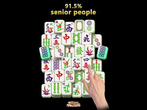 This Mahjong game is very friendly for seniors. (4-3)