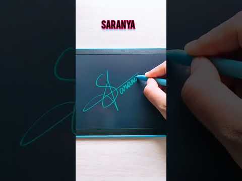 Saranya Name Signature 😍🥰 Comment your name for signature 😊
