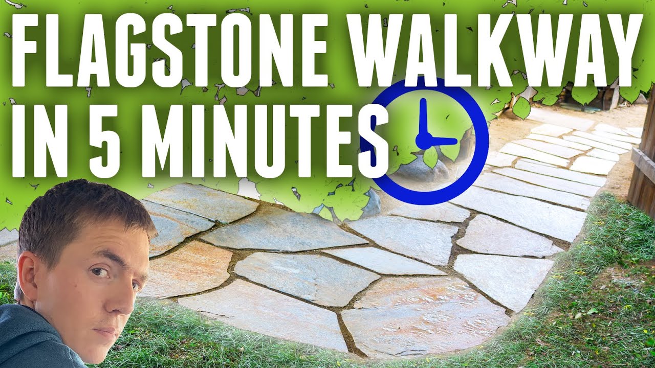 Build a Flagstone Pathway In 5 Minutes