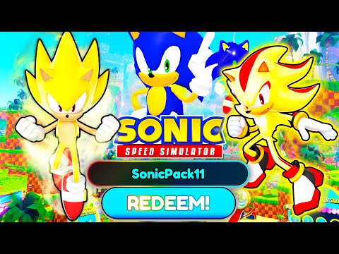 (2025) ALL *NEW* SECRET OP CODES In Roblox Sonic Speed Simulator!