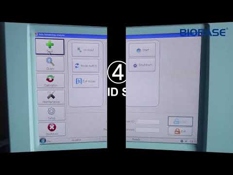 BK 5000 Hematology Analyzer installation and operation video 20190408