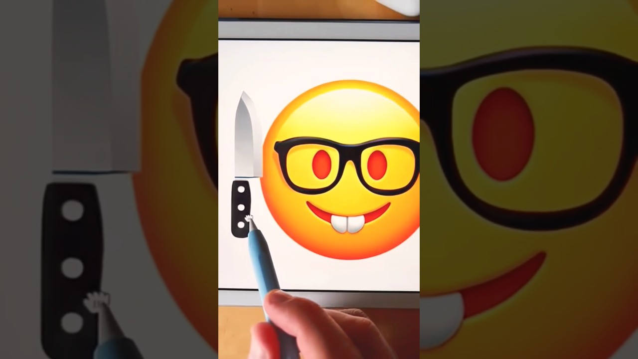 Face emoji #procreate #drawing #emojis #art #satisfying #emoji #quiz #creative