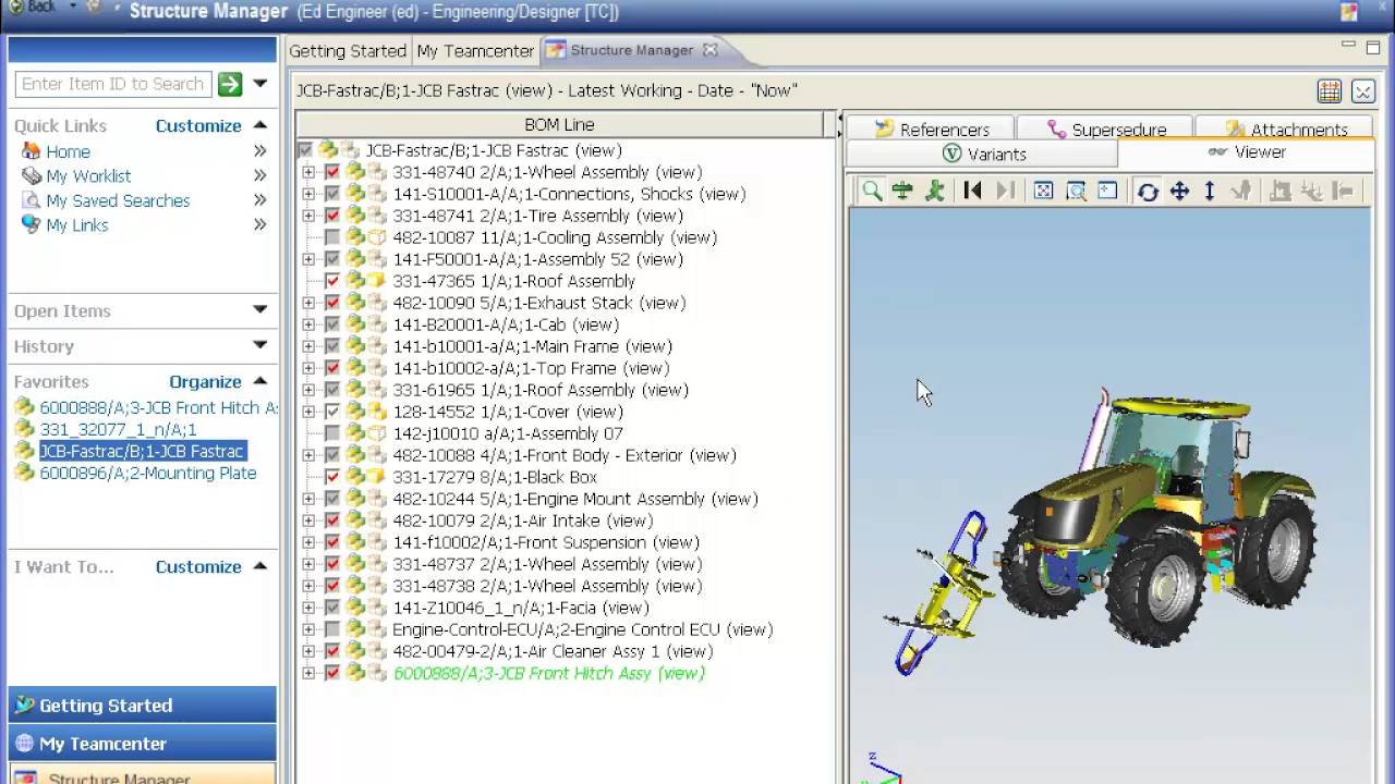 Teamcenter - Multi-CAD Demo Video