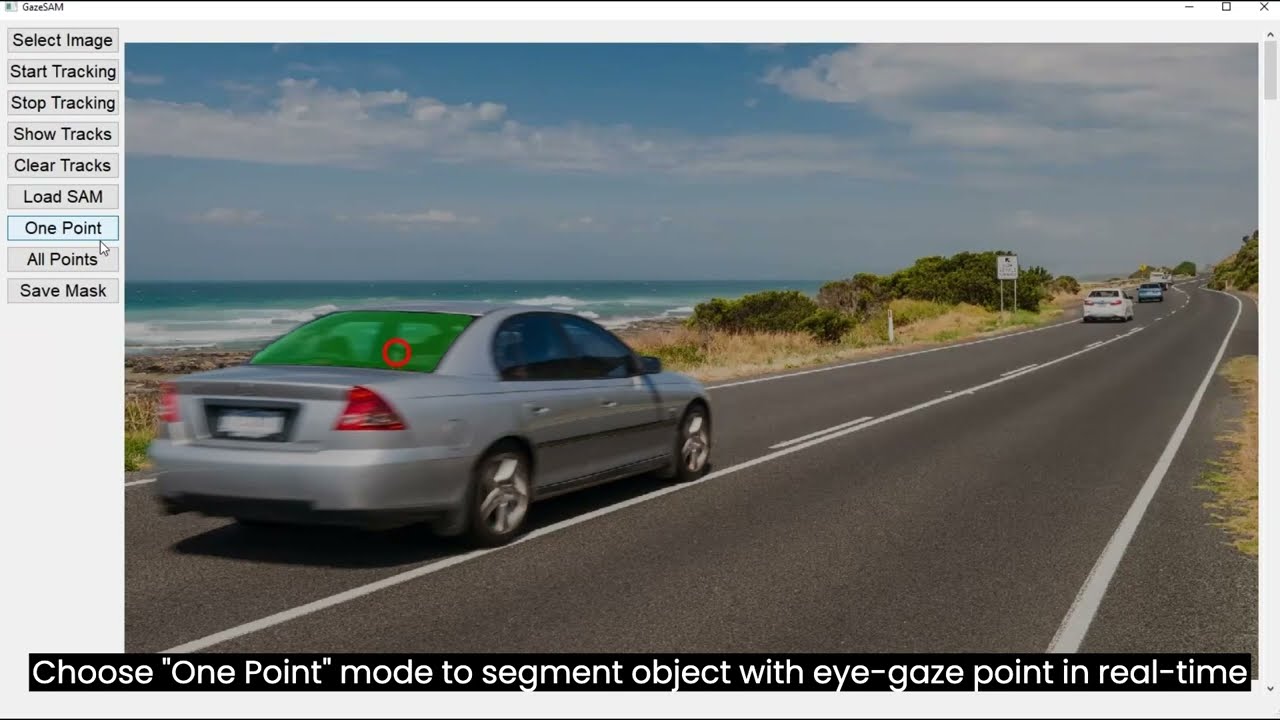 GazeSAM: What You See is What You Segment