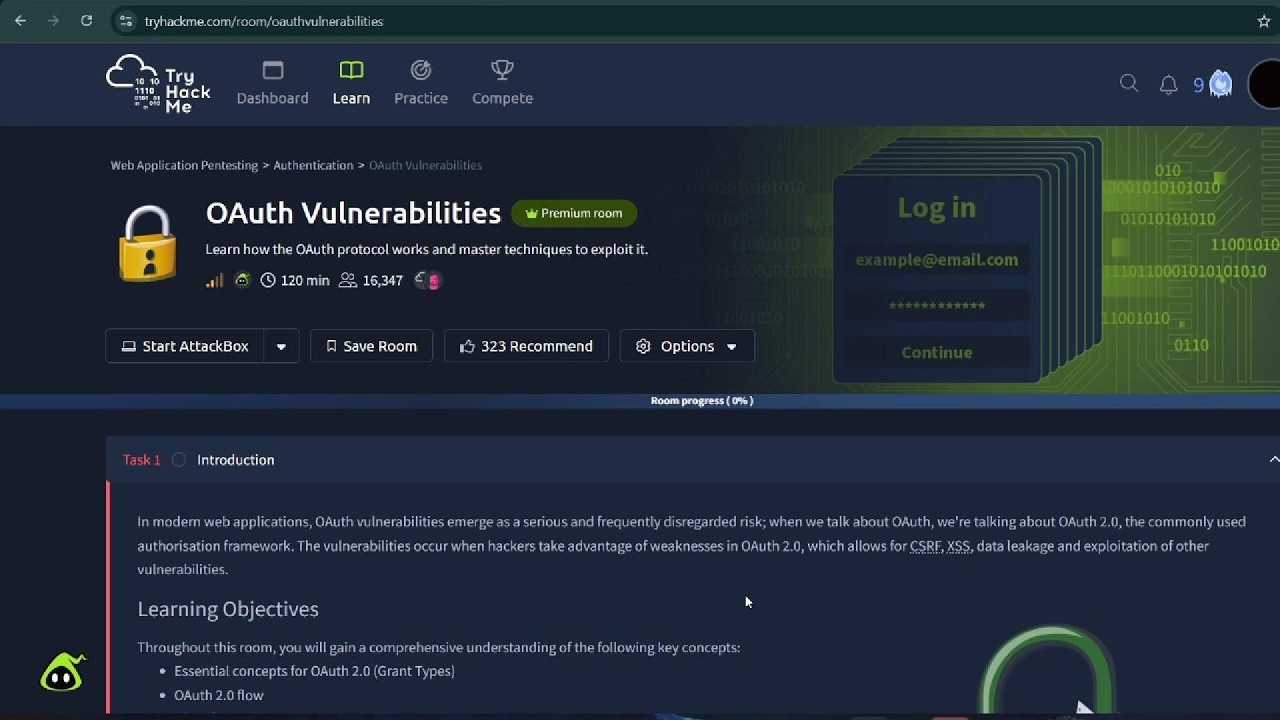 TryHackMe | OAuth Vulnerabilities Room