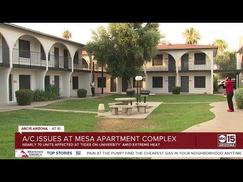 A/C issues at Mesa apartment complex during hot days in the Valley