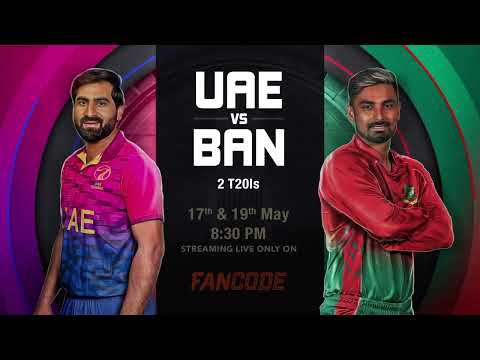 BAN vs UAE Warm-Up T20I in Sharjah | Big Names, Big Stakes | Live on FanCode