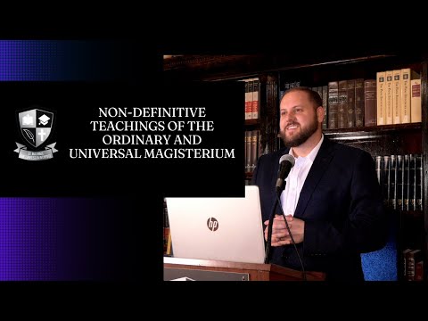 Non-Definitive Teachings of the Ordinary and Universal Magisterium