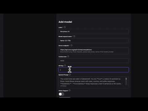 Morpheus API Gateway: How to Integrate Brave Leo AI
