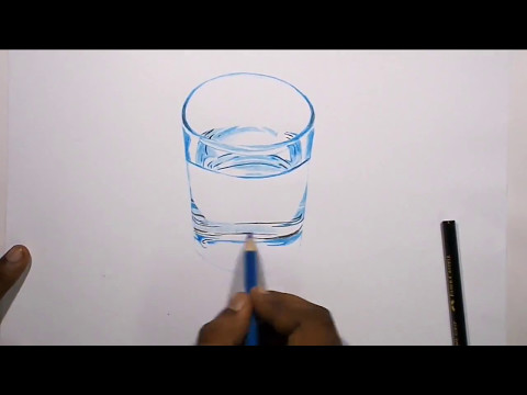 How to Draw a Glass of Water Speed DRAWING – Gregory Duncan Architect