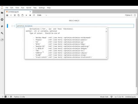 Using scipy optimize minimize