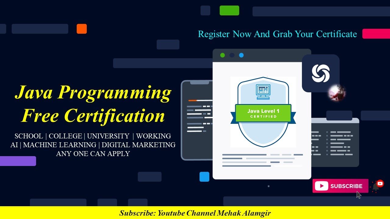 Java Programming Course with Free Certificate