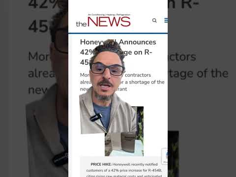 Honeywell Hits HVAC with 42% R-454B Surcharge | What It Means for Contractors This Cooling Season