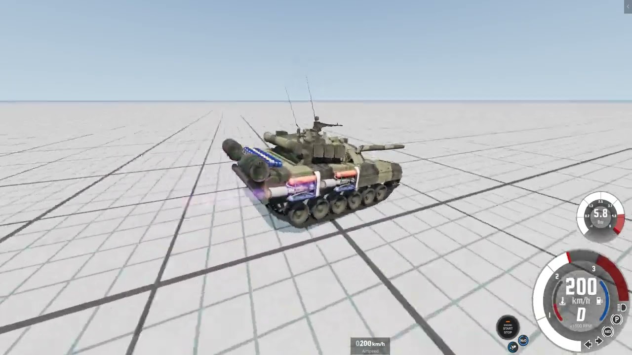Tank T-80UD 4.5 - BeamNG.drive