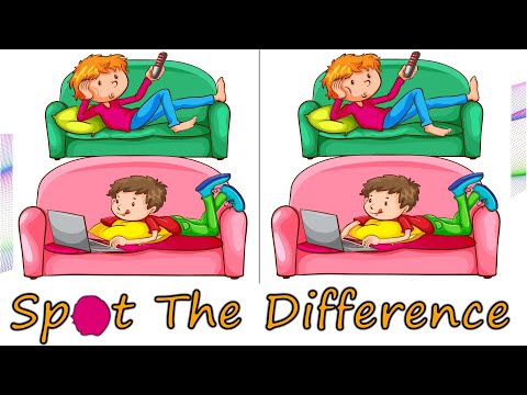 Spot The Differences Game - V-247 - Spot 3 differences between two pictures