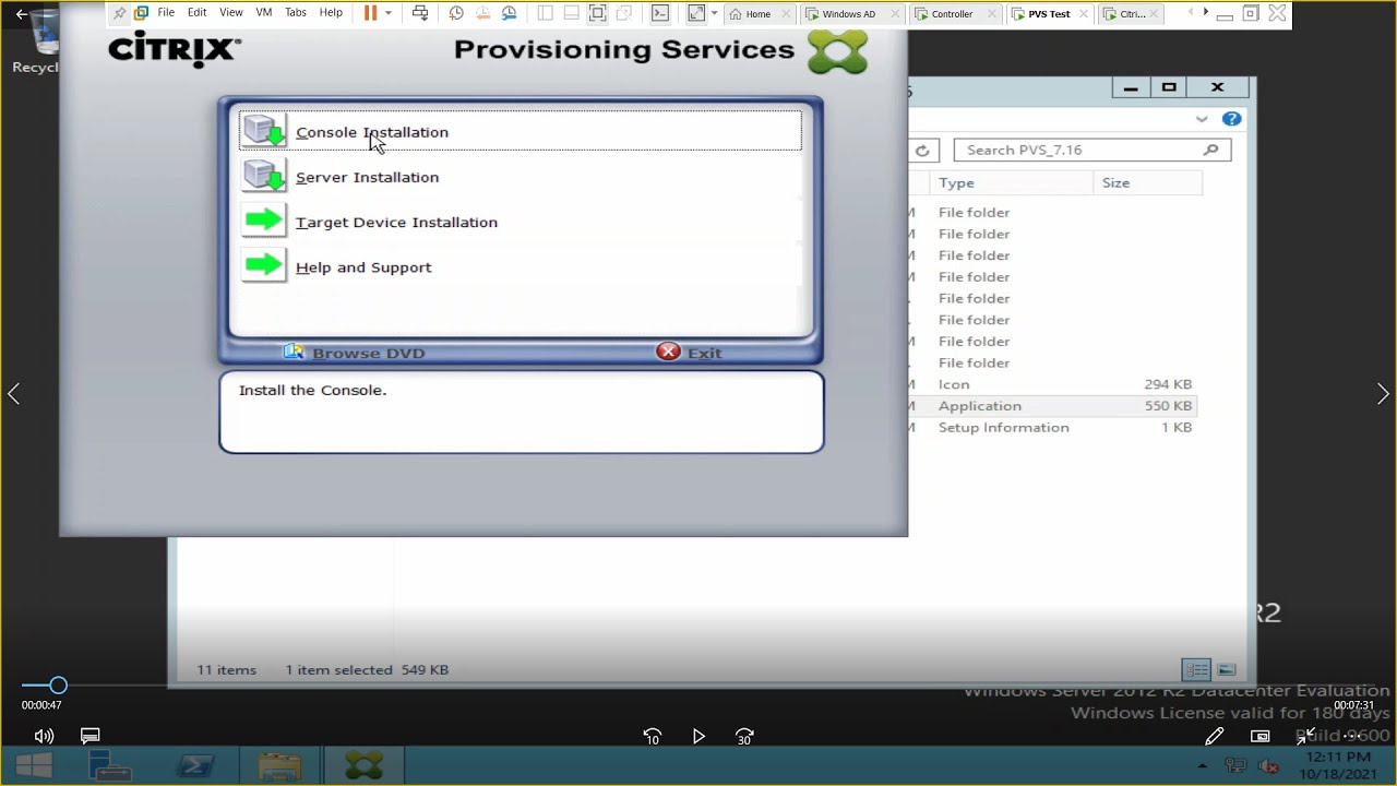 Citrix Provisioning server Installation step by step | 7.16 version |