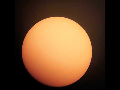 The Sun through a 70mm telescope and thousand oaks solar filter #svbony #quasar #explorescientific