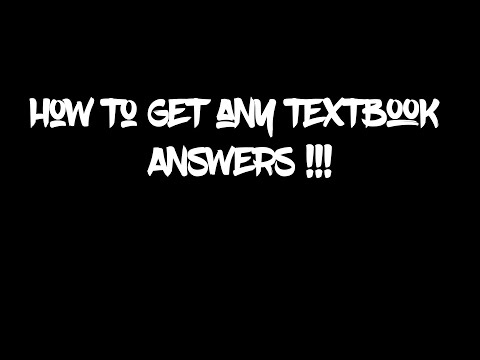 How to get any textbook answers