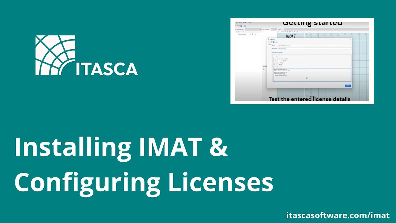 Installing IMAT and Configuring Licenses